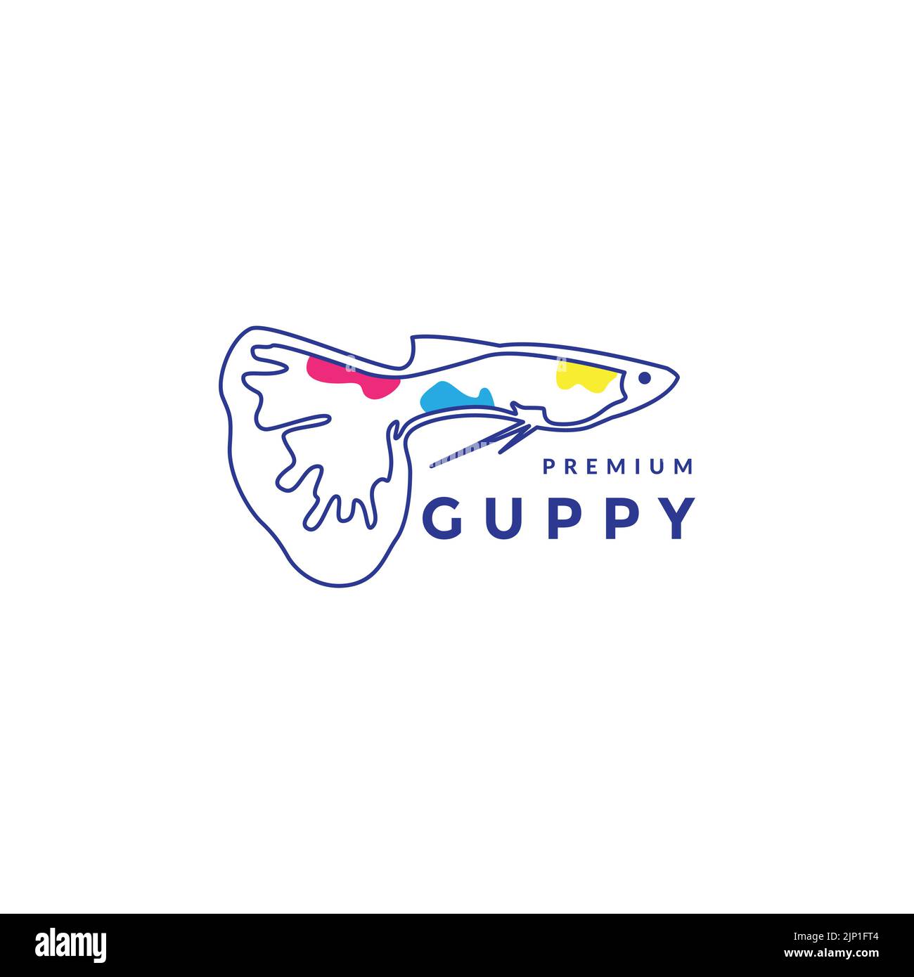 lines abstract guppy fish logo design Stock Vector Image & Art - Alamy lines abstract guppy fish logo design Stock Vector Image & Art - Alamy