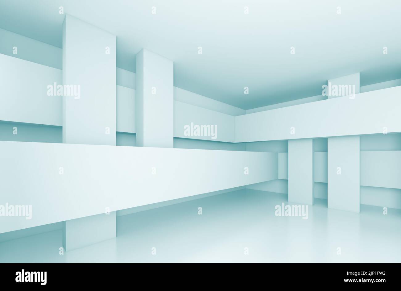 3d Blue Abstract Architecture Background Stock Photo - Alamy