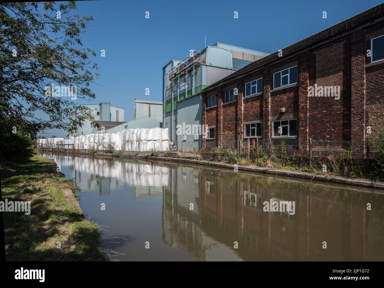 Trent & Mersey Canal showing Trouw Nutrition at Wincham, Northwich ...