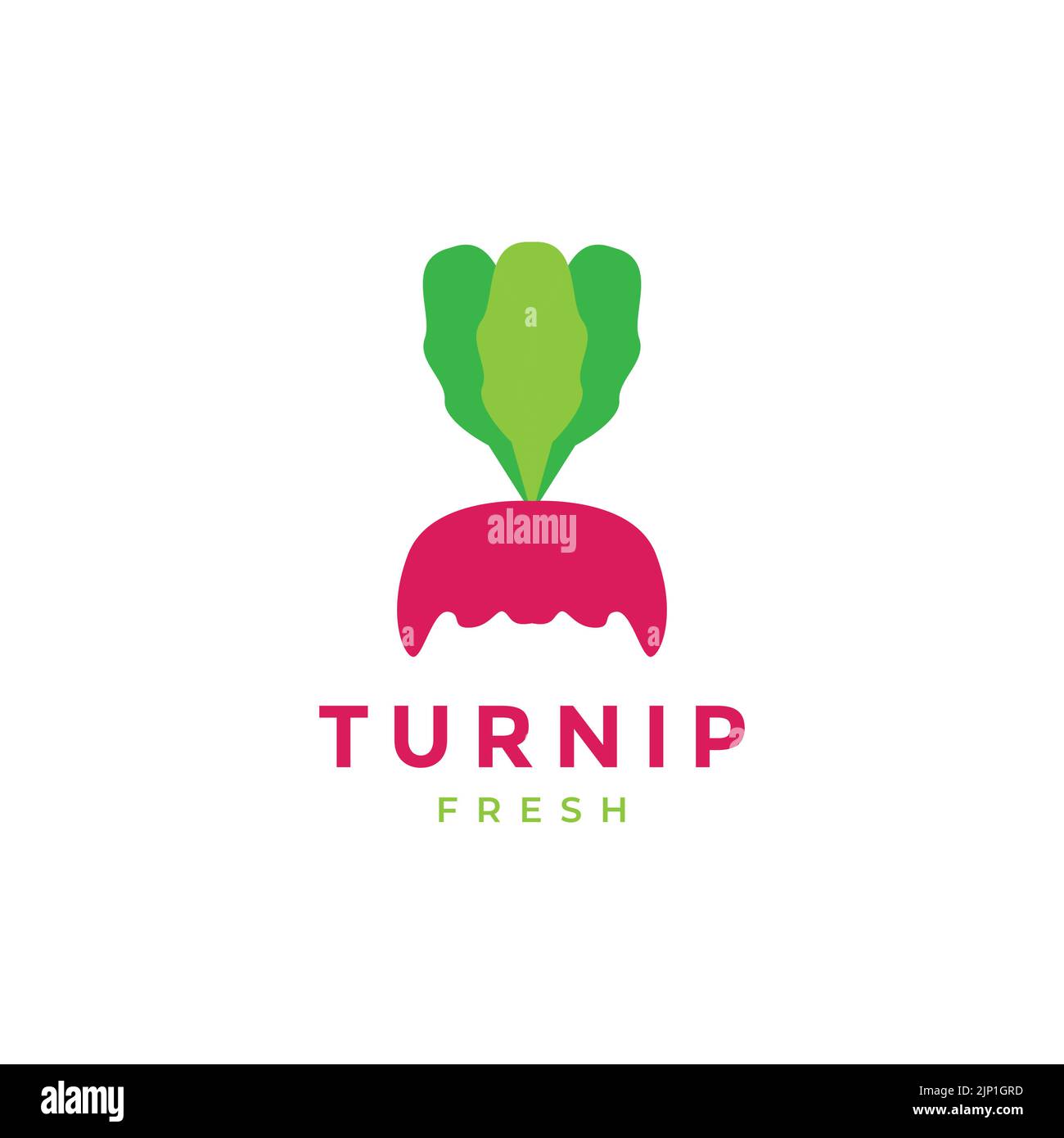 fresh vegetable turnip abstract logo design Stock Vector Image & Art ...