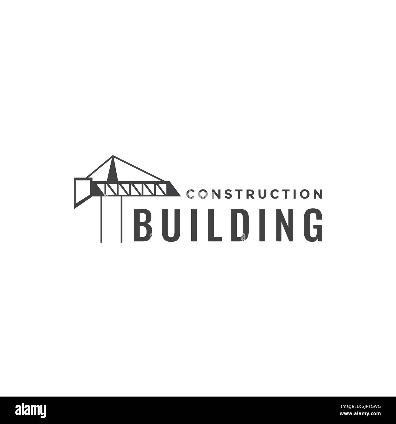 crane construction logo design vector Stock Vector Image & Art - Alamy