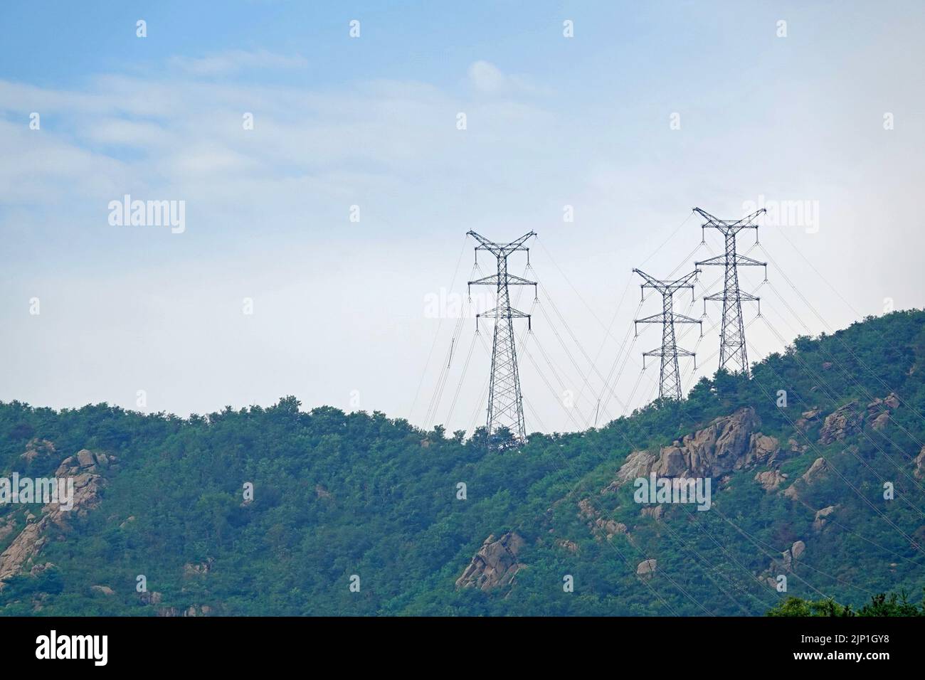 High voltage transmission line china hi-res stock photography and ...