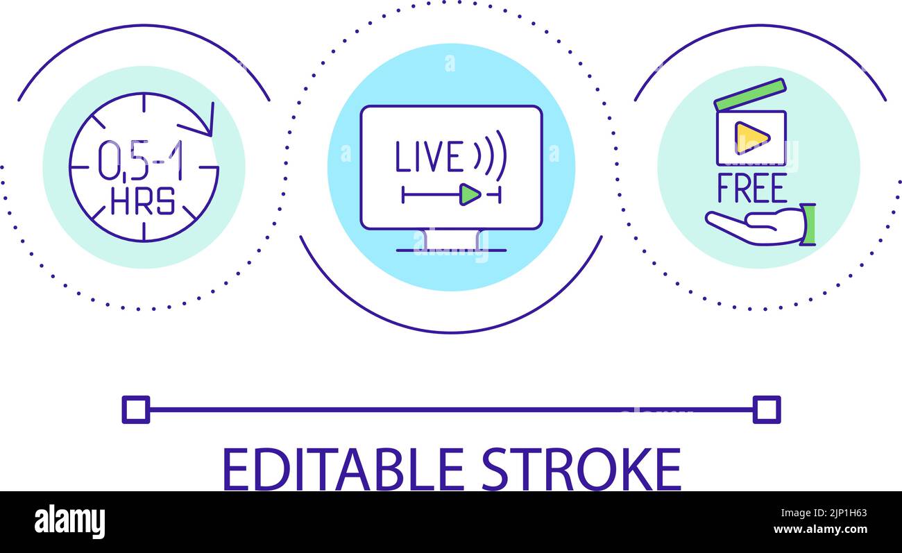 Tutorial broadcasting Stock Vector Images - Alamy