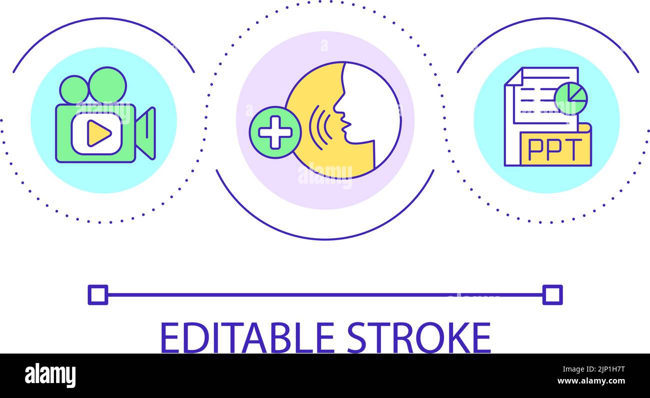 Visual presentation voice over hi-res stock photography and images - Alamy