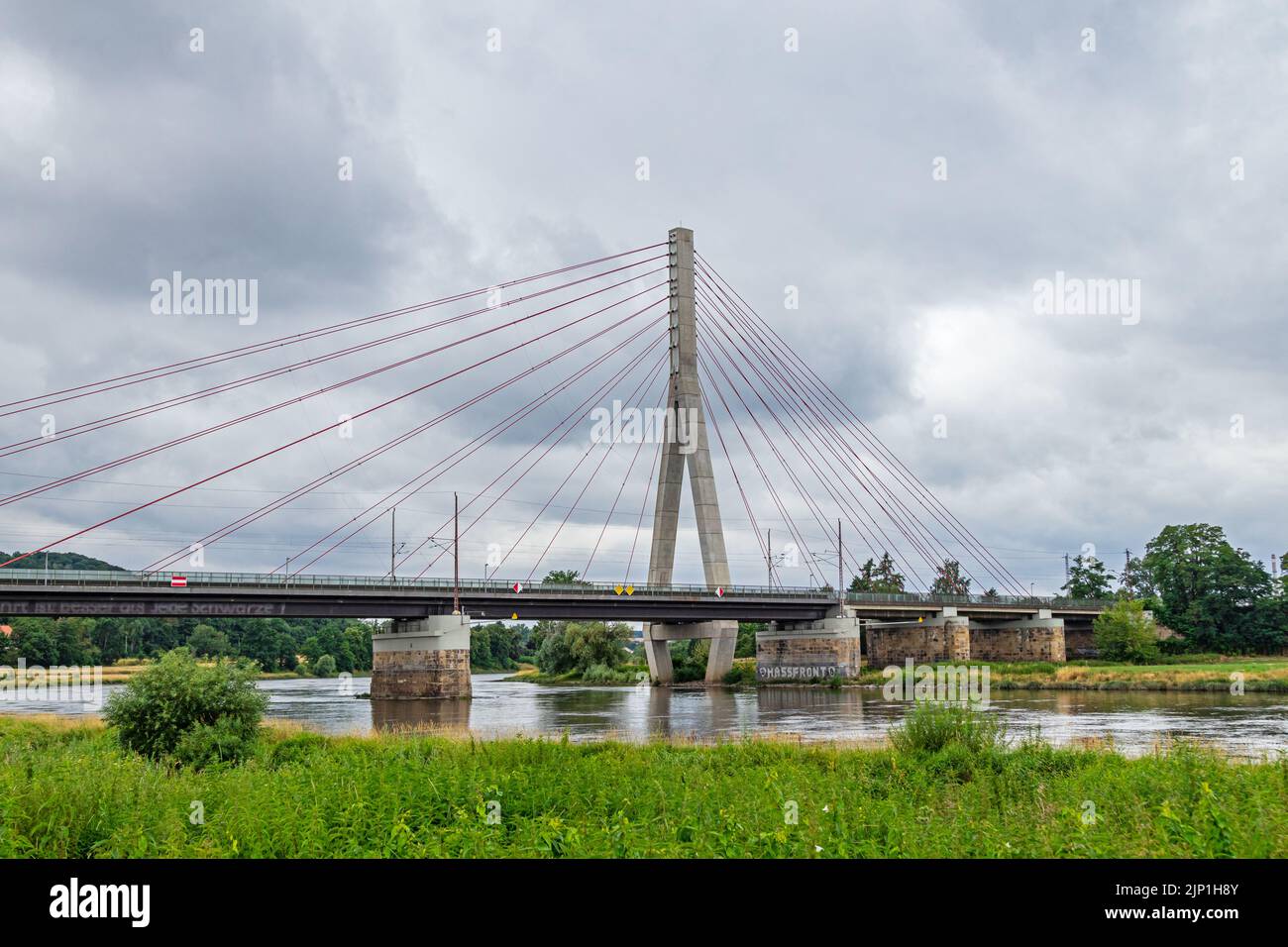 bridge, elbebrücken niederwartha, bridges Stock Photo - Alamy