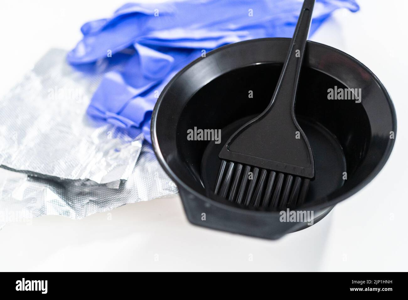 Hair dye color set Stock Photo - Alamy