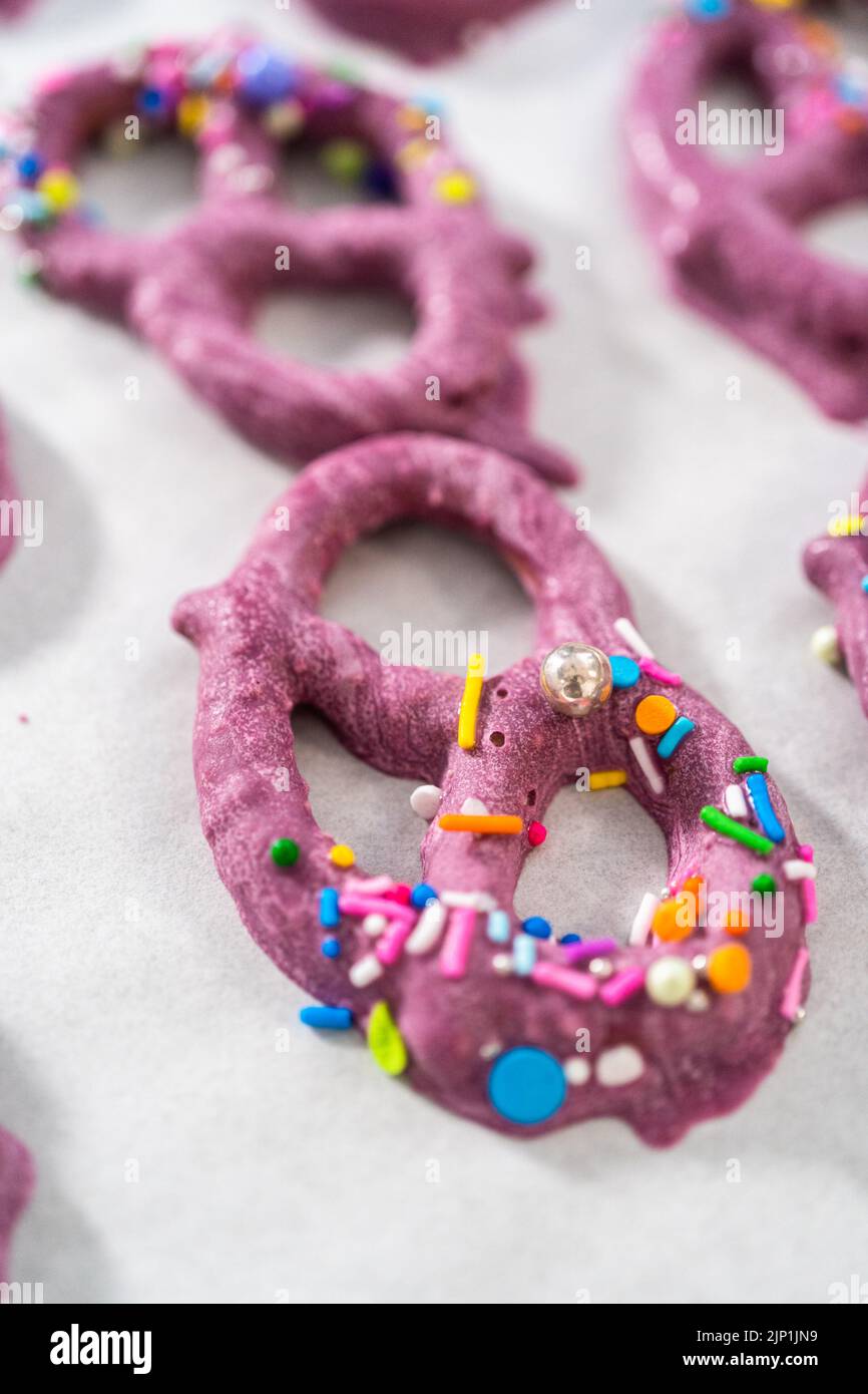 Mermaid pretzel twists Stock Photo - Alamy