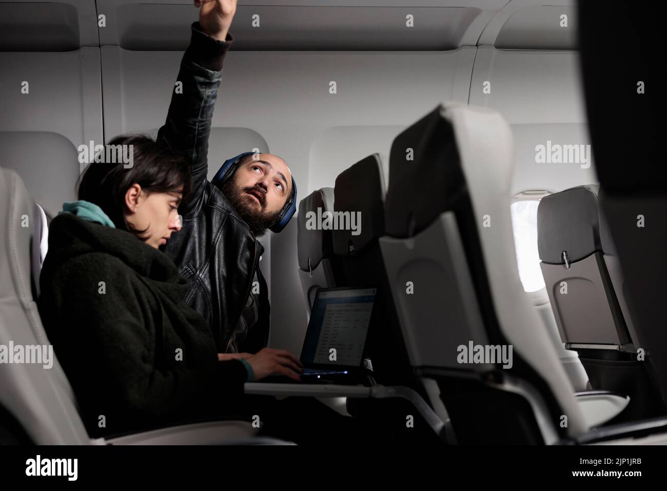 Person getting on flight hi-res stock photography and images - Alamy