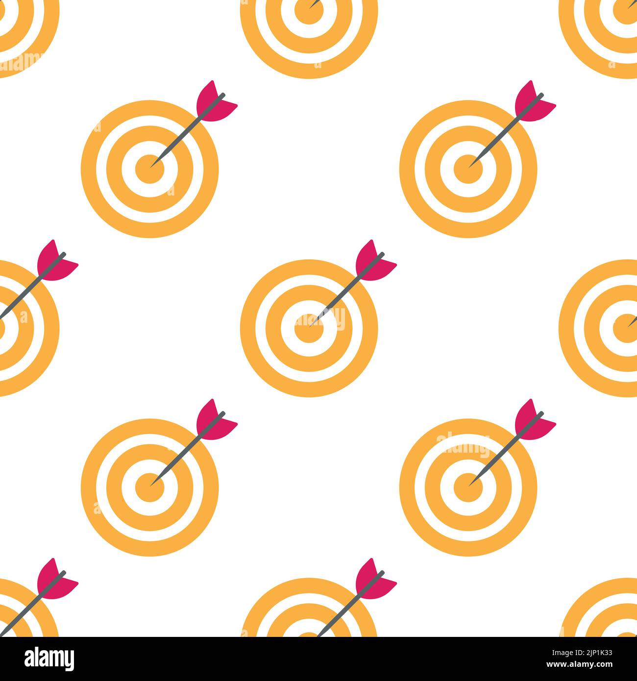 Dart target seamless background for your design Stock Vector Image ...
