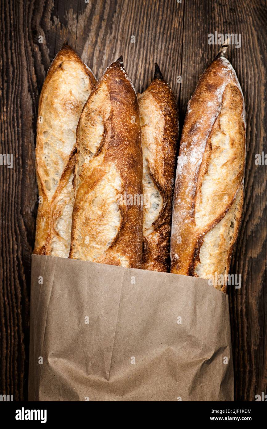 baguette, bread, baguettes, breads Stock Photo - Alamy
