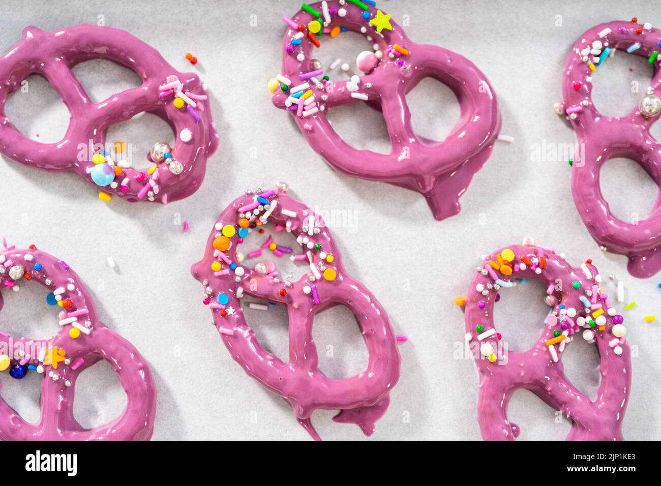 Mermaid pretzel twists Stock Photo - Alamy