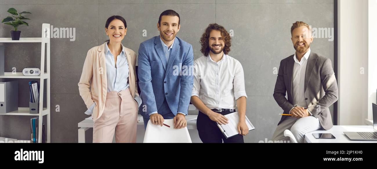 Office staff confident hi-res stock photography and images - Alamy