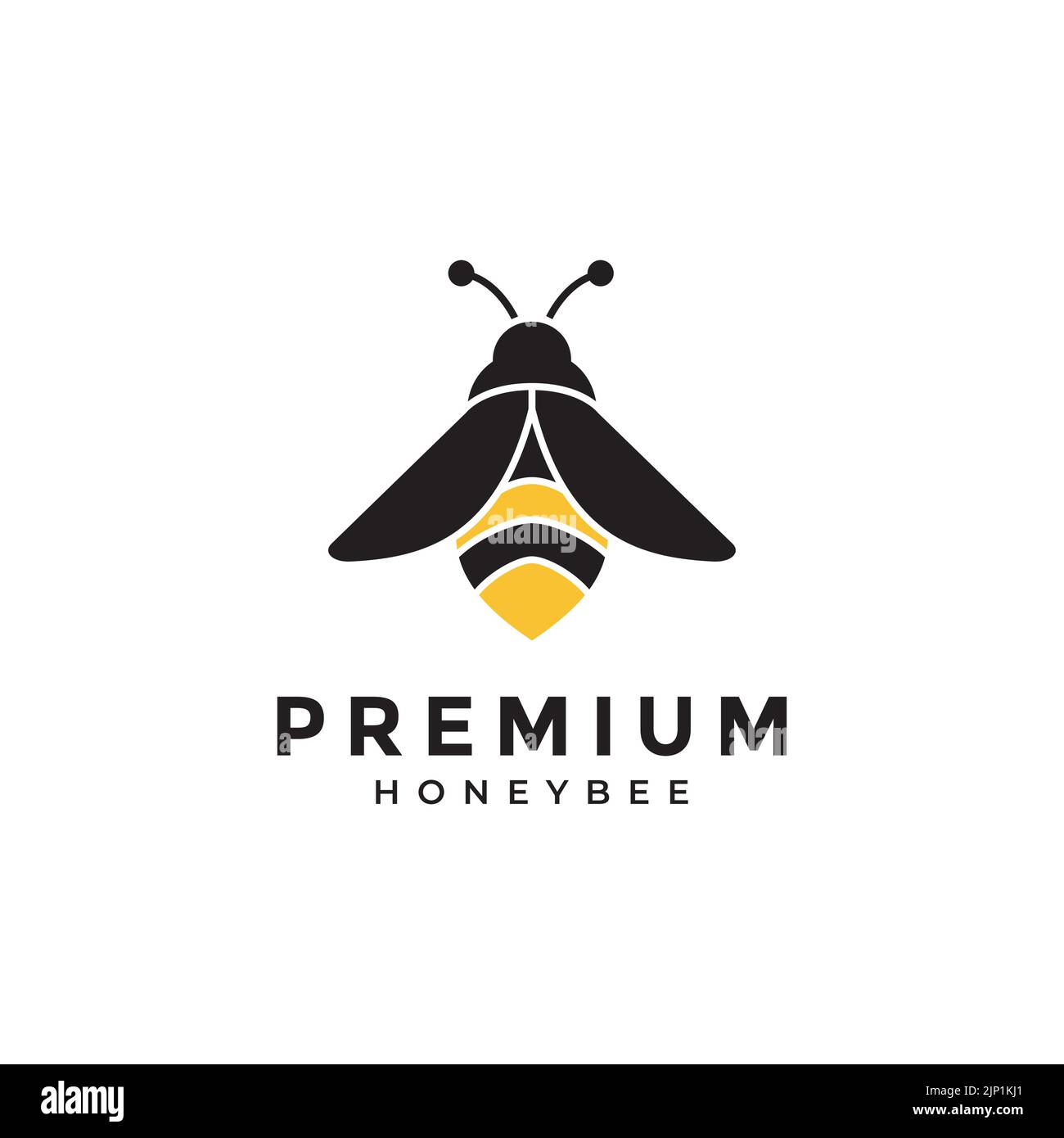 modern colorful bee logo design Stock Vector Image & Art - Alamy