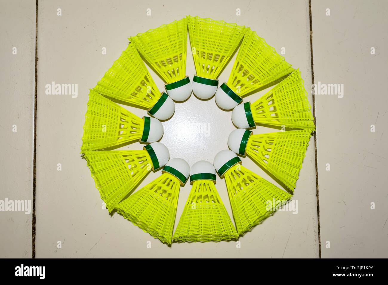 Plastic Badminton Ball,Yellow Ball,On Black Background,Texture Stock ...