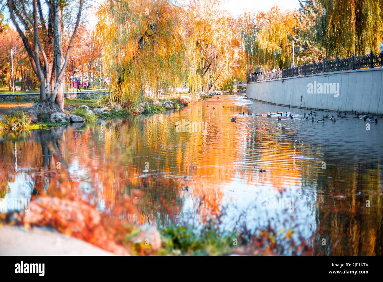Warm city landscape hi-res stock photography and images - Alamy