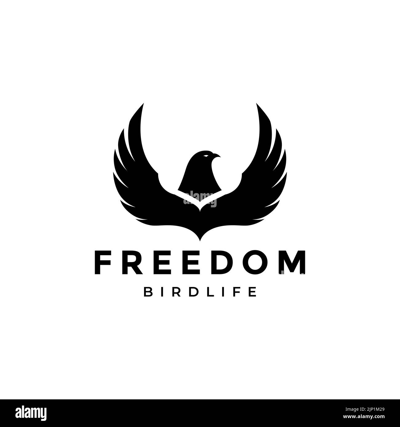 flap wings falcon logo design Stock Vector Image & Art - Alamy