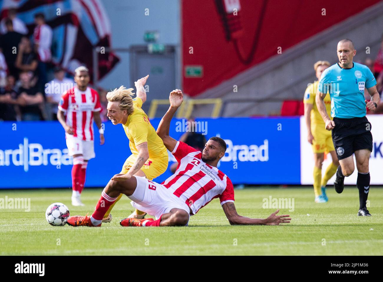 Aalborg, Denmark. 14th Aug, 2022. Anosike Ementa (19) of Aalborg ...