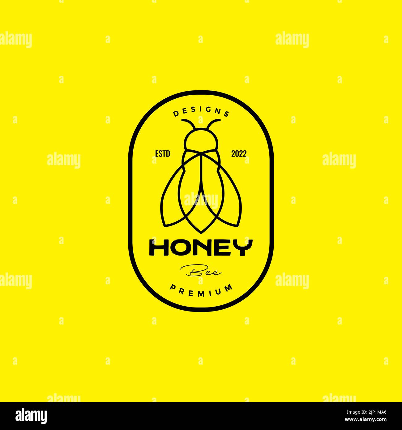 badge line minimal bee logo design Stock Vector Image & Art - Alamy badge line minimal bee logo design Stock Vector Image & Art - Alamy