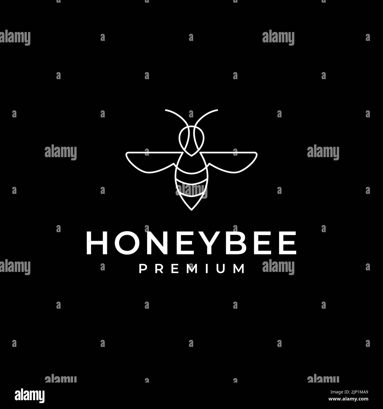 Minimal bee art hi-res stock photography and images - Alamy