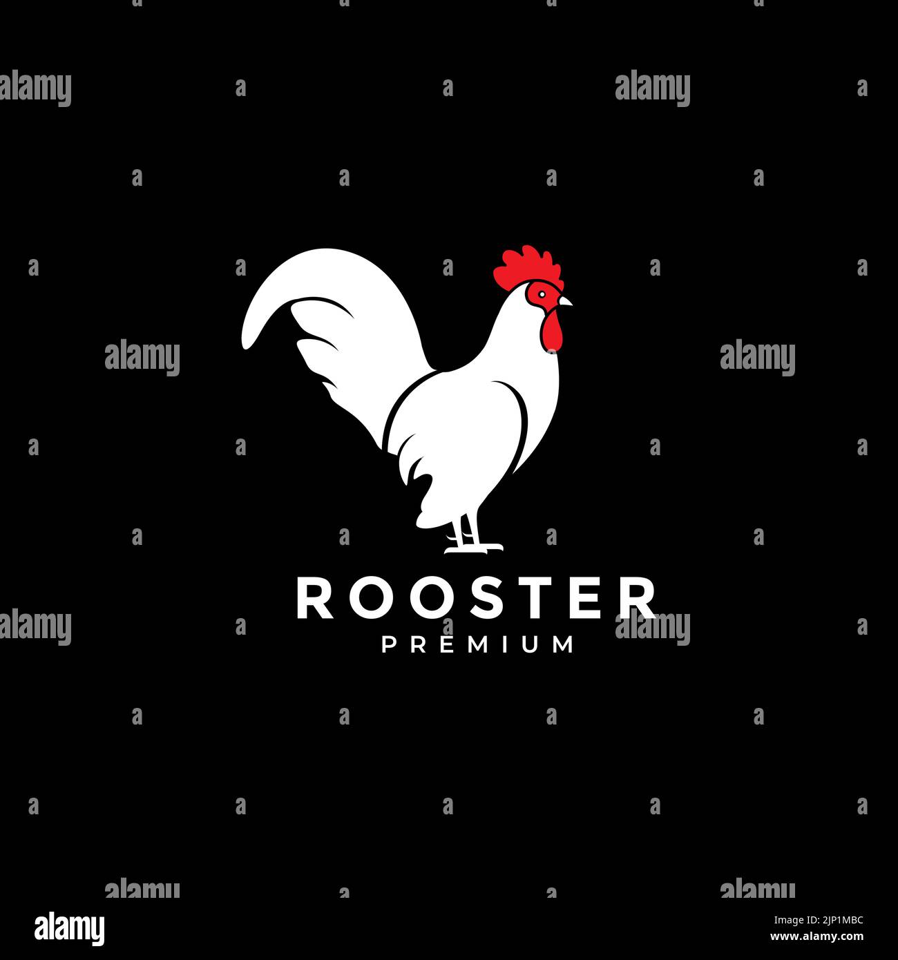 short-legged Bantam chicken logo design Stock Vector Image & Art - Alamy