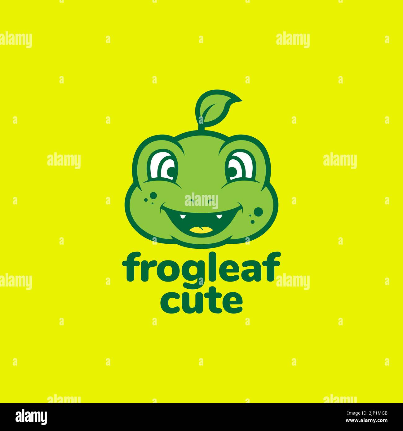 Frog face logo hi-res stock photography and images - Alamy