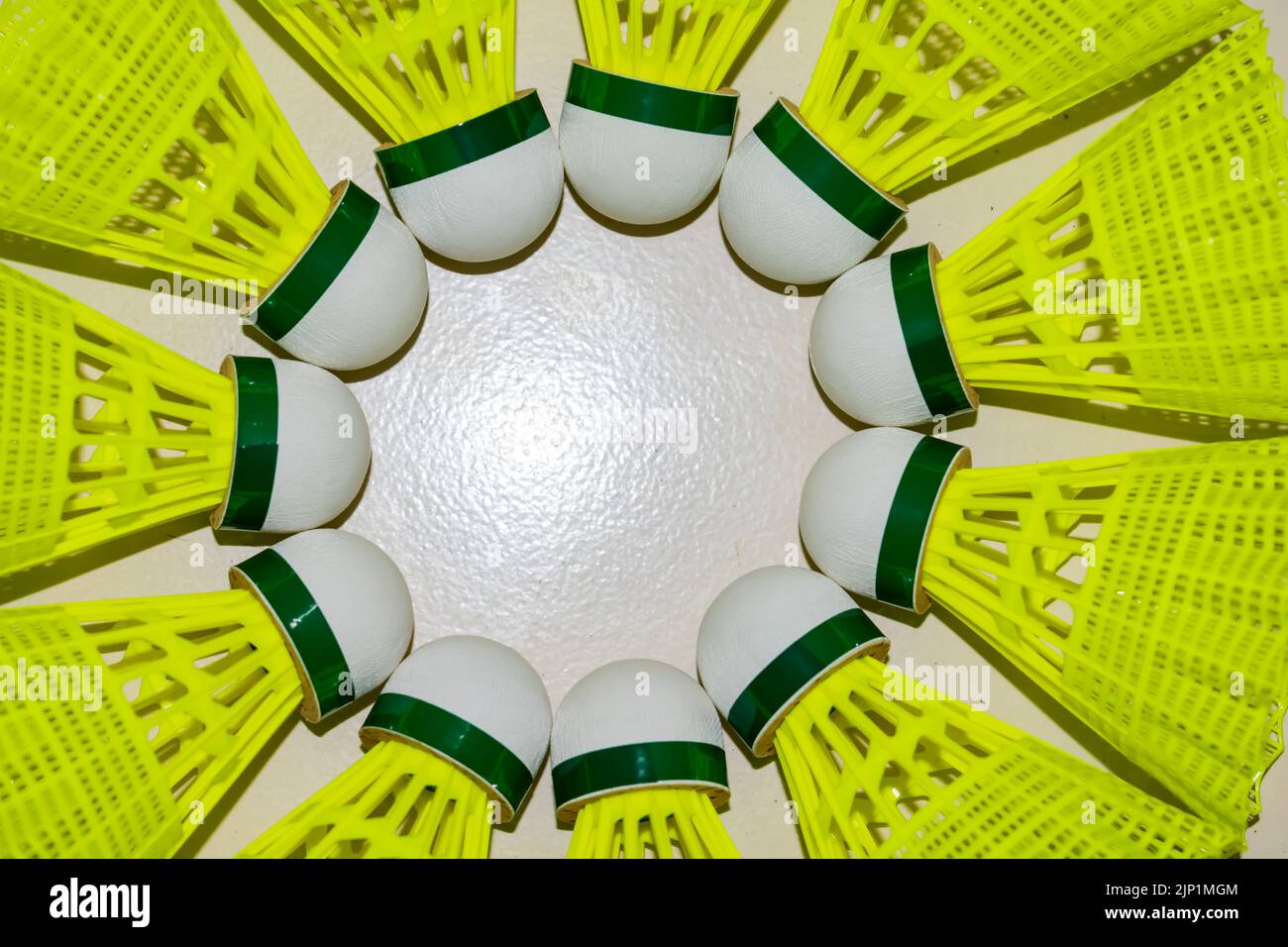 Plastic Badminton Ball,Yellow Ball,On Black Background,Texture Stock ...