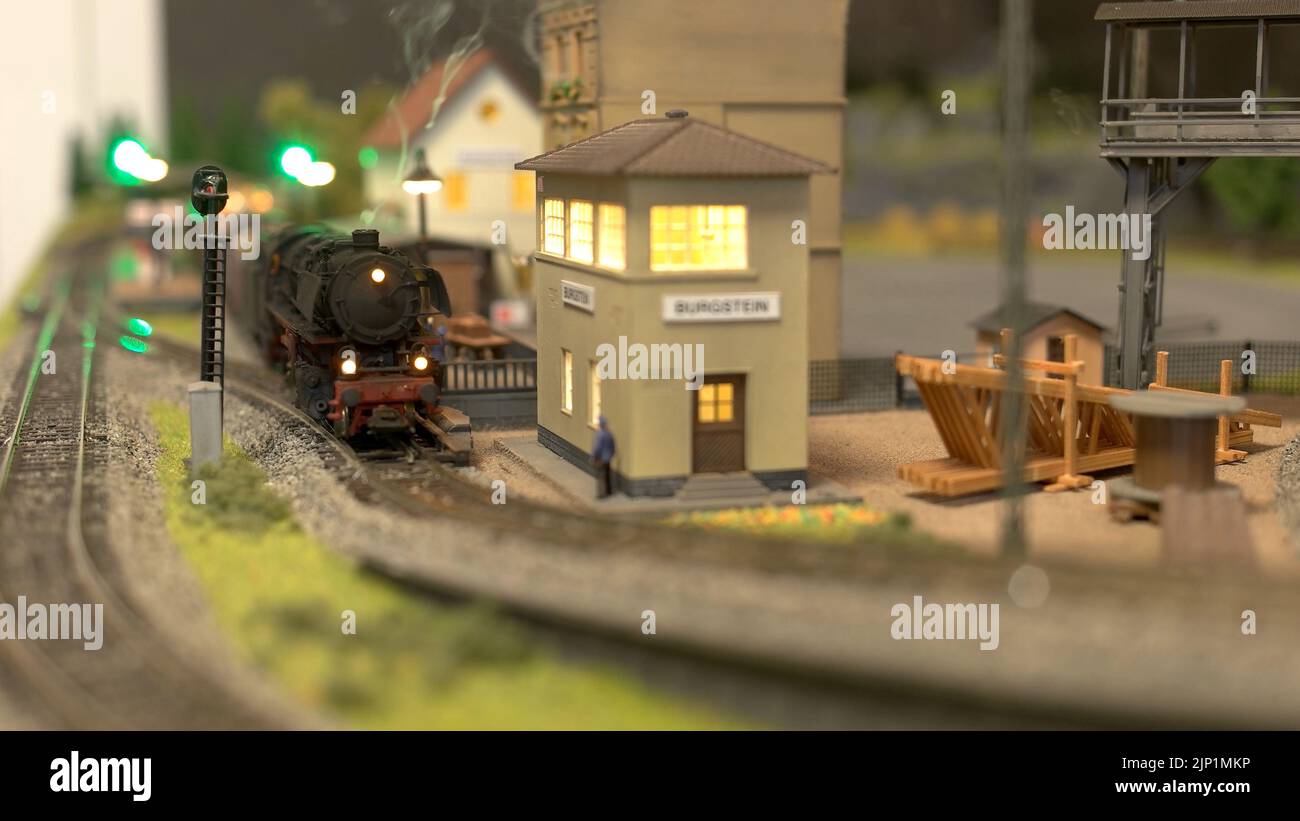 Train modeling hi-res stock photography and images - Alamy