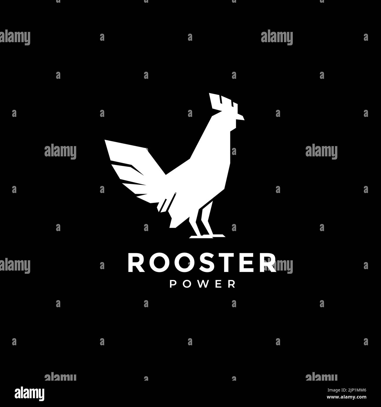 modern rooster chicken logo design Stock Vector Image & Art - Alamy