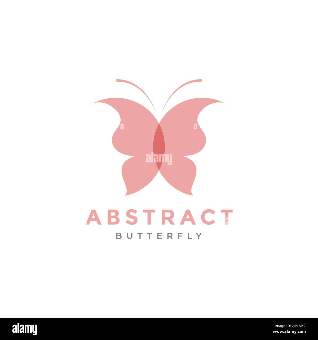 Playful butterfly logo hi-res stock photography and images - Alamy