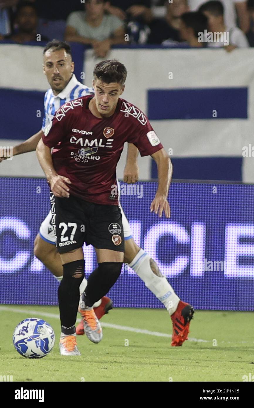 Ferrara, Italy. 14th Aug, 2022. Niccolo Pierozzi of Reggina during Spal ...