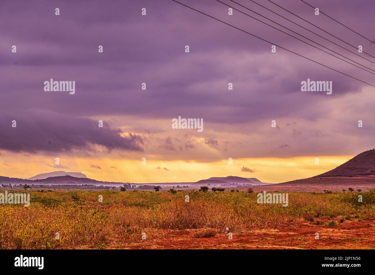 Kenya Highway Road Tarmac Mombasa Emali Oloitoktok Kajiado County Kenya ...