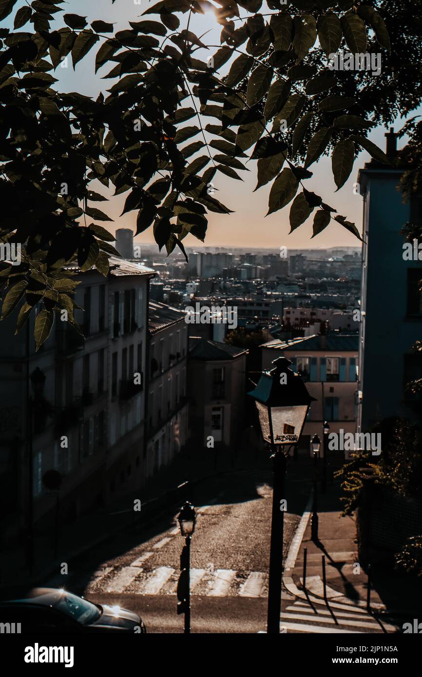 Beautiful street view in paris hi-res stock photography and images - Alamy
