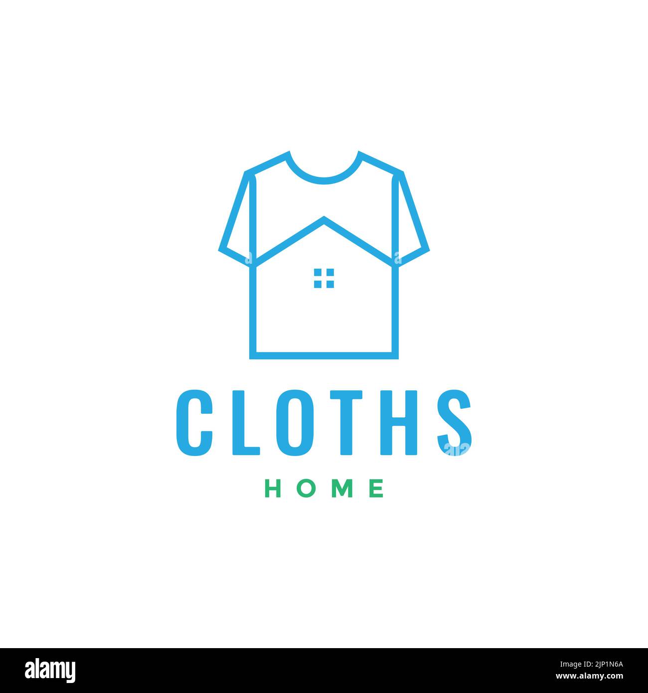 man cloth with home logo design Stock Vector Image & Art - Alamy