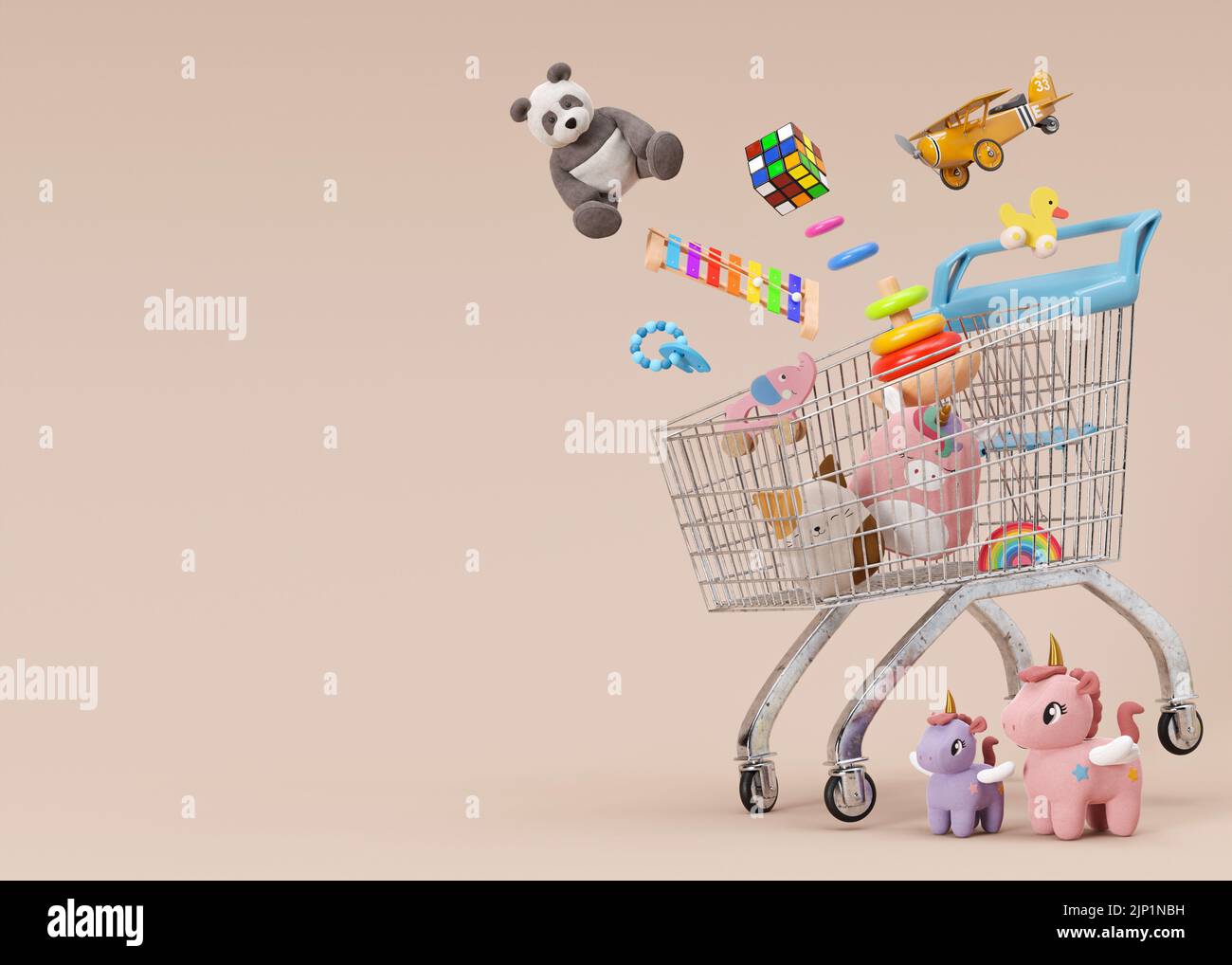 Childrens shopping trolley hi-res stock photography and images - Alamy
