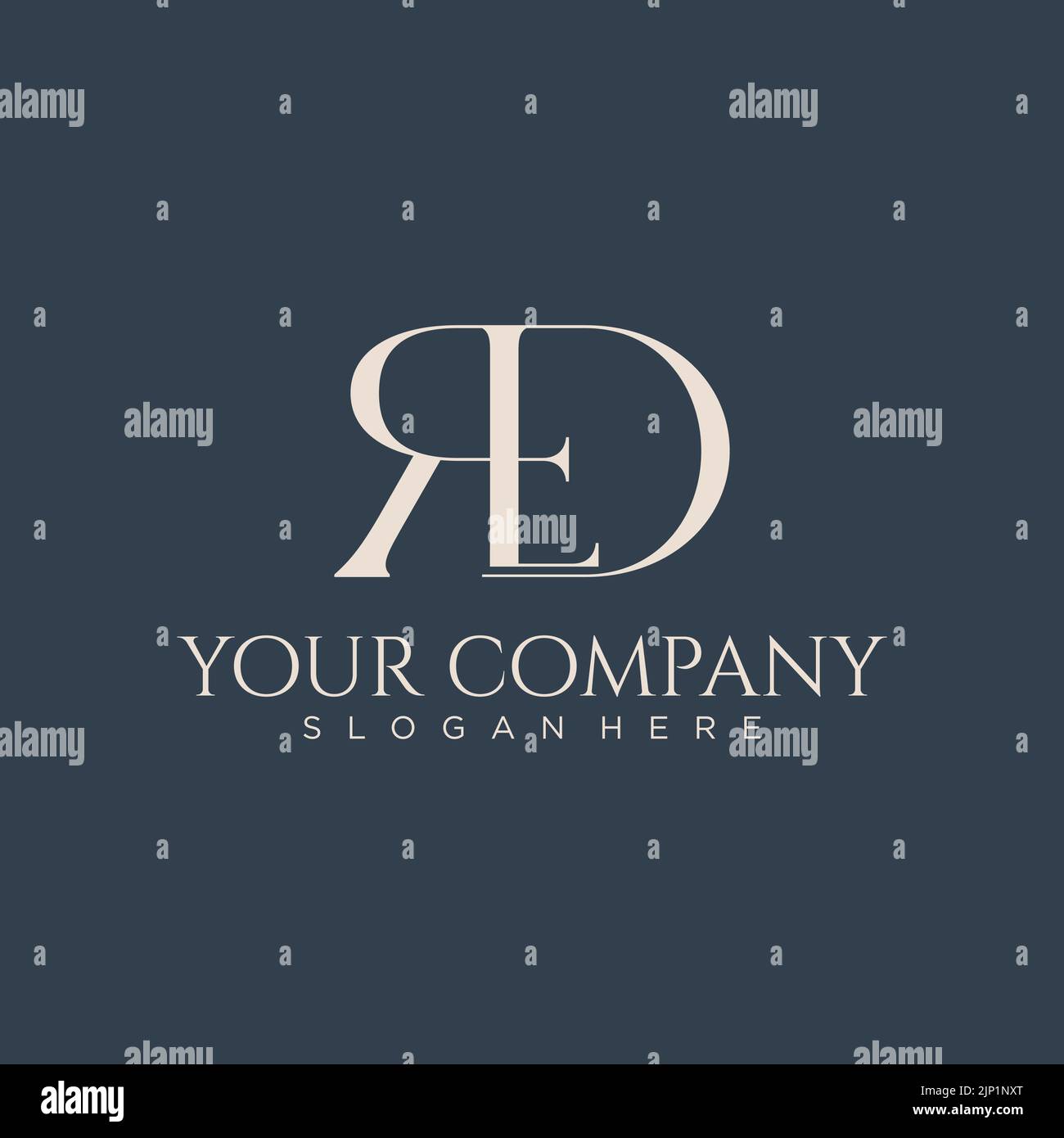 Rde logo design hi-res stock photography and images - Alamy