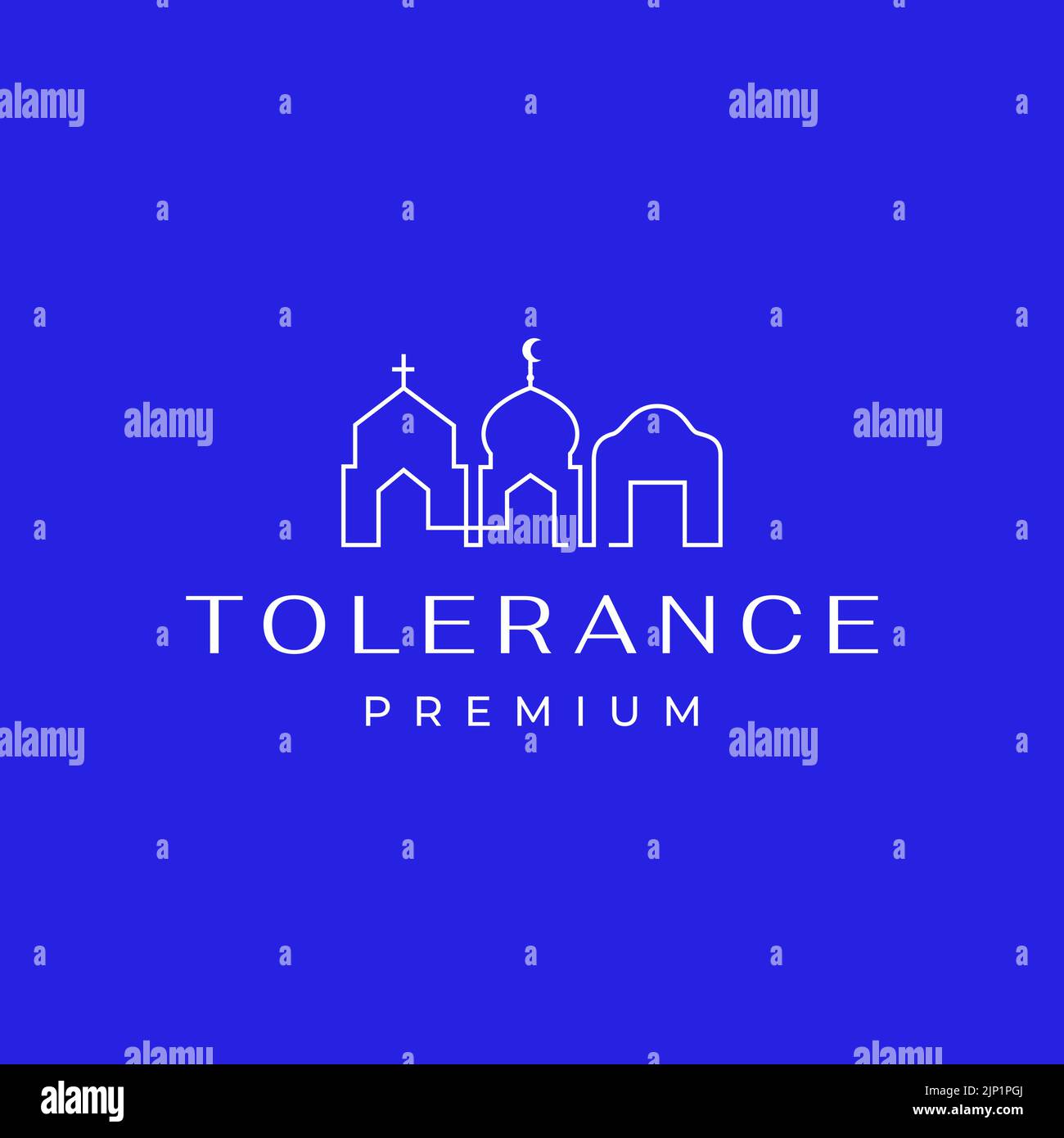 tolerance worship place logo design Stock Vector Image & Art - Alamy