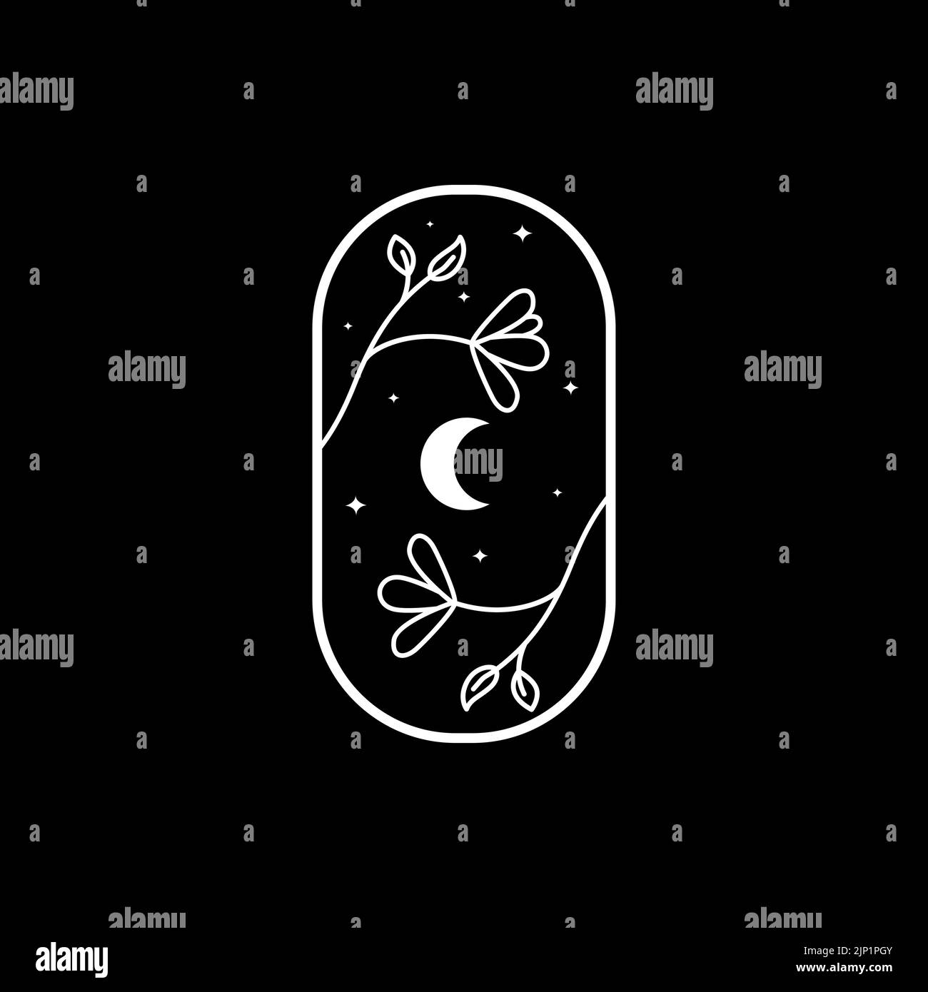 Crescent logo Black and White Stock Photos & Images - Alamy