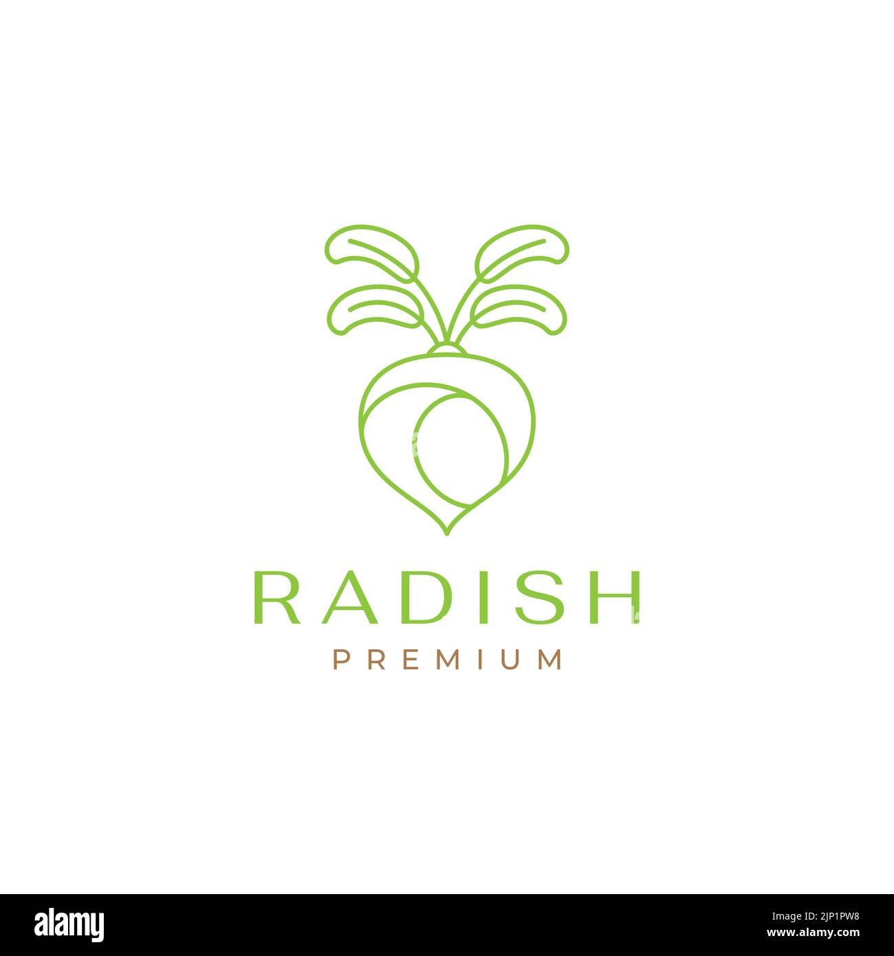 Radish potato salad Stock Vector Images - Alamy