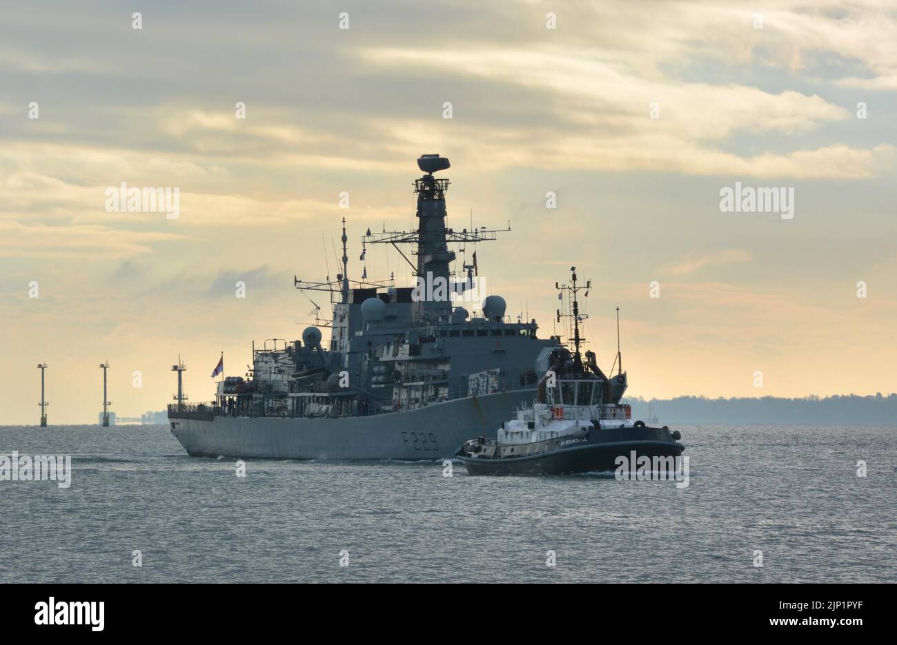 File photo dated 06/12/20 of HMS Lancaster sailing to Portsmouth Naval ...