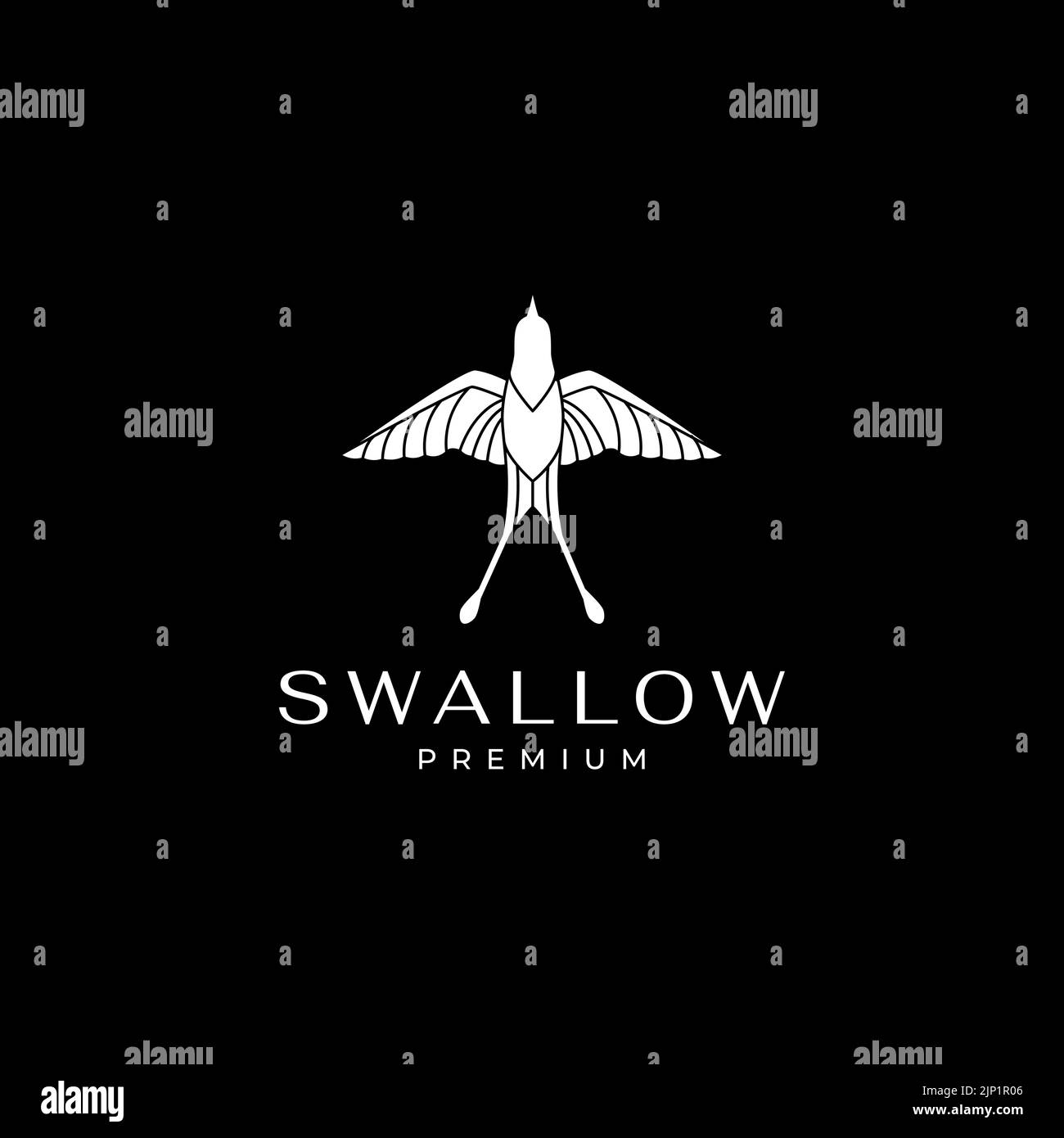 freedom fly swallow logo design Stock Vector Image & Art - Alamy