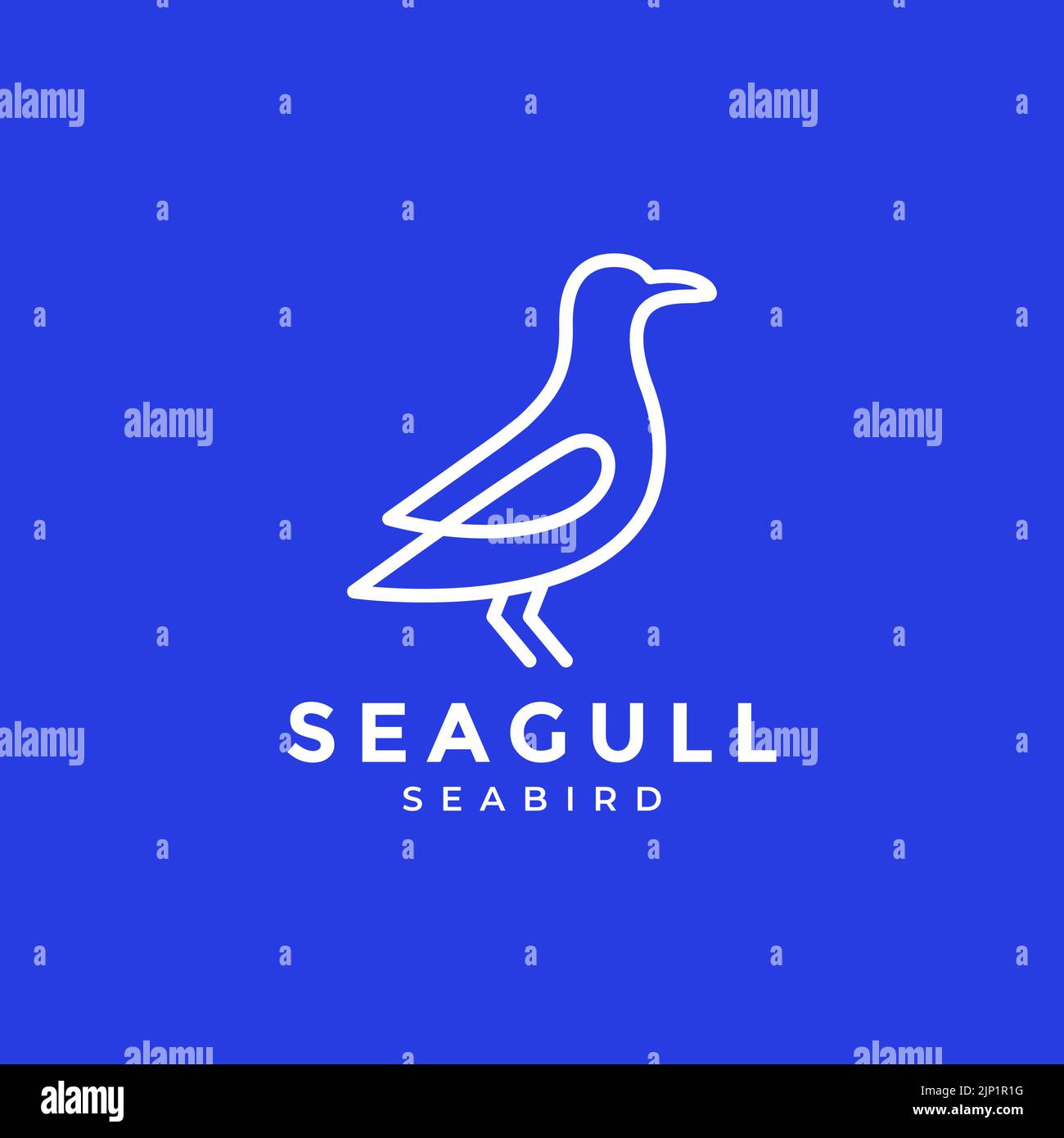 Seagull logo Stock Vector Images - Alamy