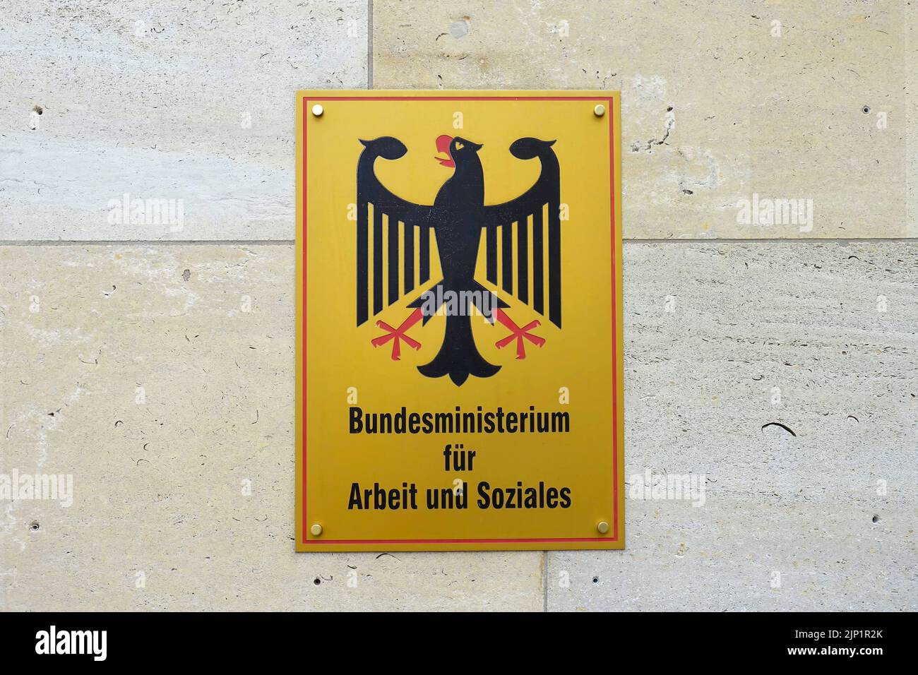 Federal Ministry of Labour and Social Affairs Stock Photo - Alamy