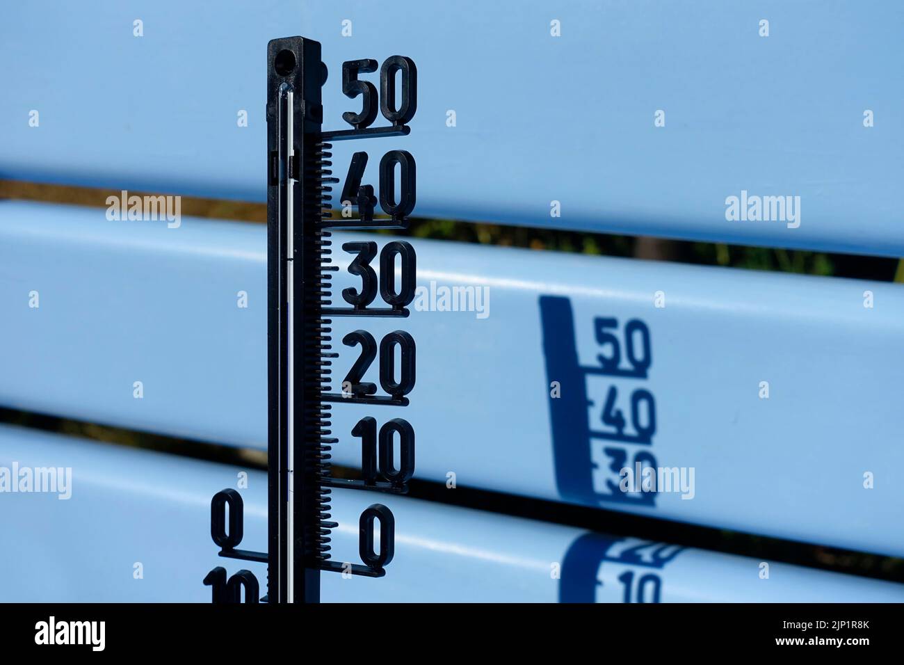 Thermometer, heat wave in Germany Stock Photo - Alamy