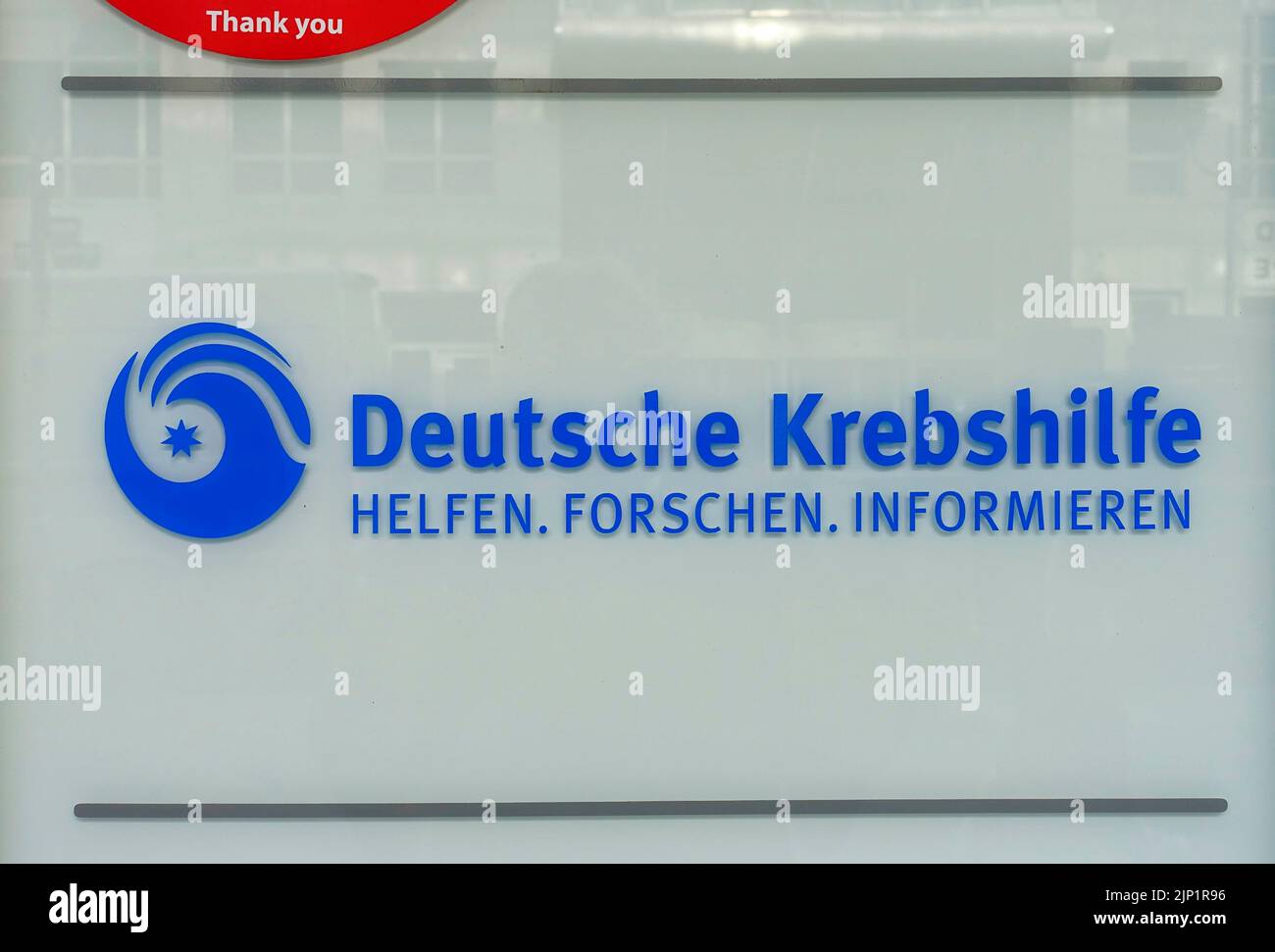 Logo german cancer aid hi-res stock photography and images - Alamy