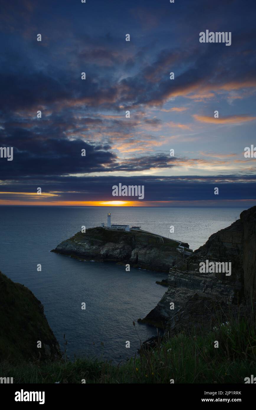South Stack Lighthouse, Holyhead, Anglesey, North Wales Stock Photo - Alamy