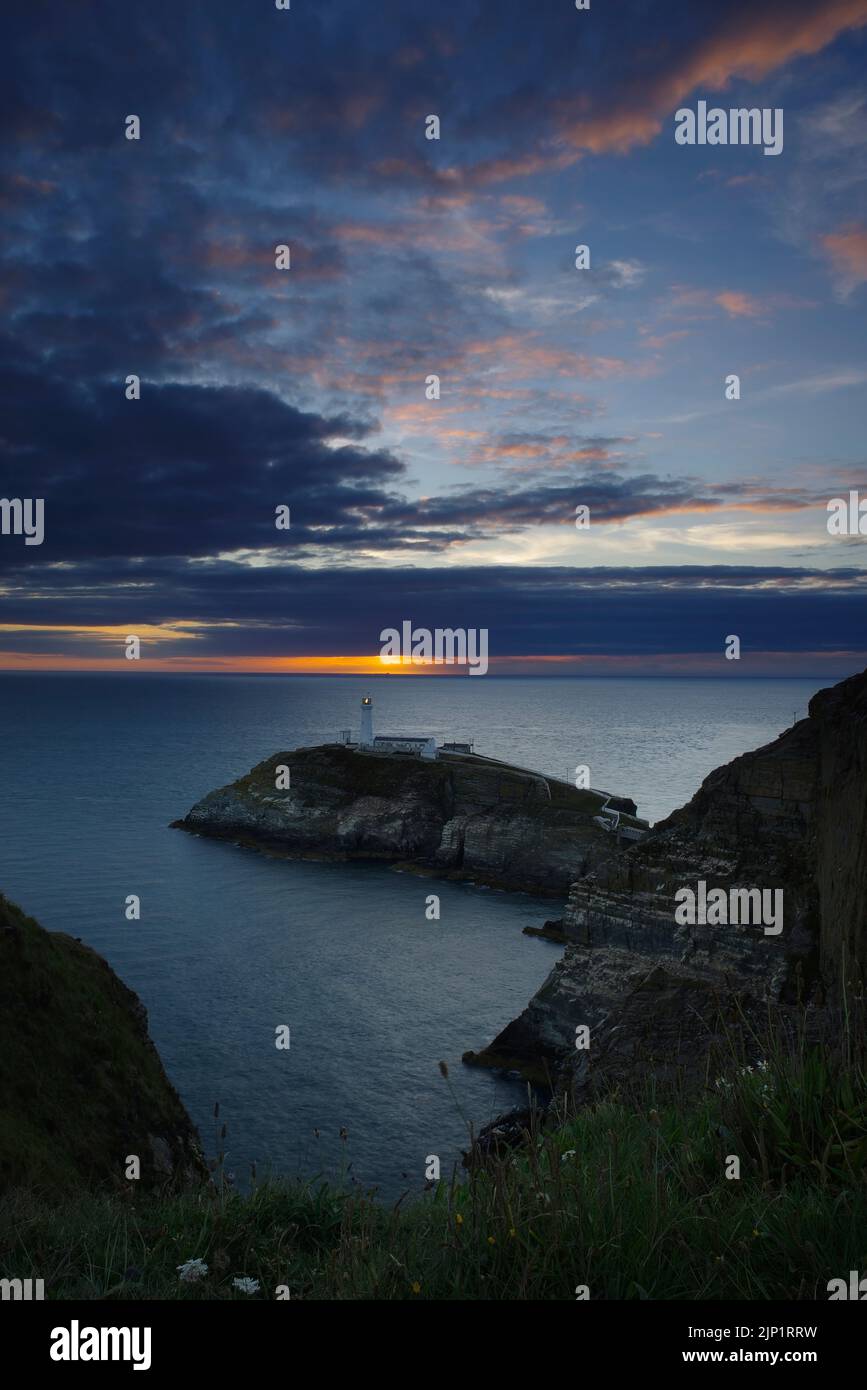 South Stack Lighthouse, Holyhead, Anglesey, North Wales Stock Photo - Alamy