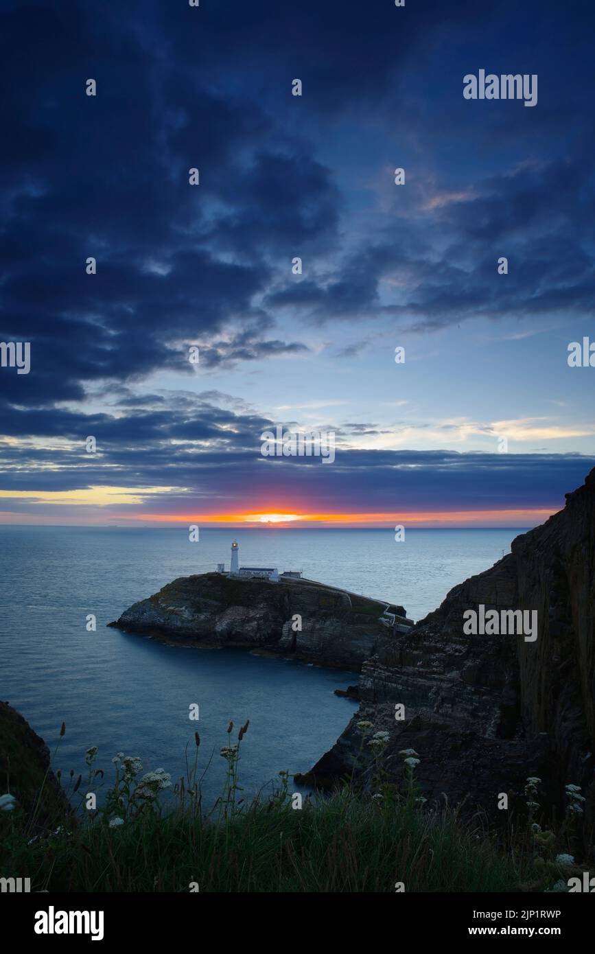 South Stack Lighthouse, Holyhead, Anglesey, North Wales Stock Photo - Alamy