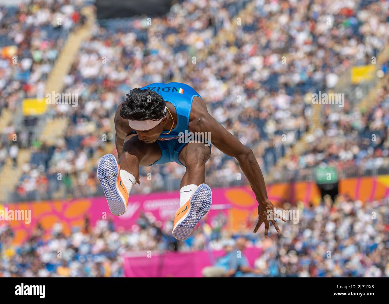 07-8-22 - Praveen Chithravel, India, in the men's triple jump final at ...