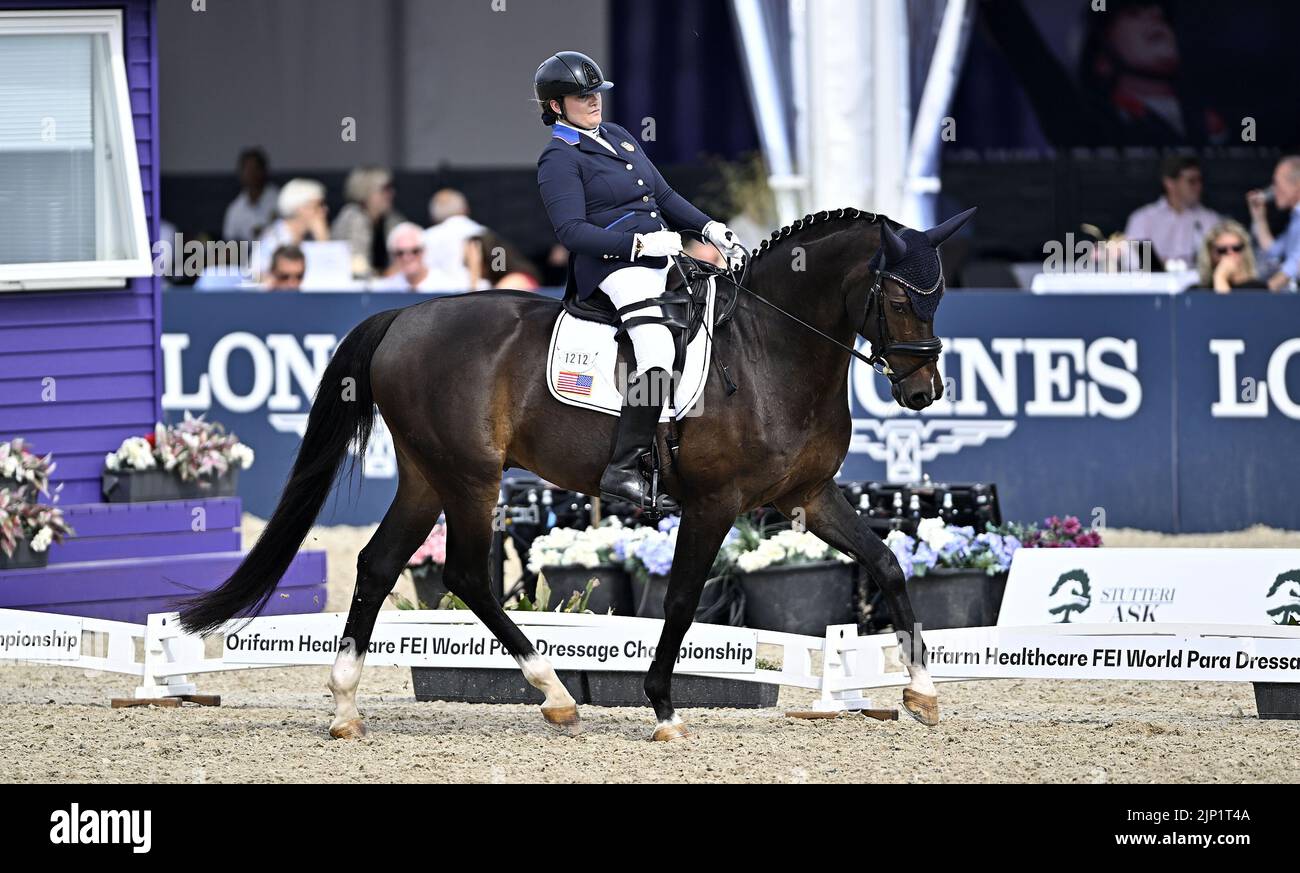 Herning, Denmark. 14th Aug, 2022. World Equestrian Games. Beatrice De ...