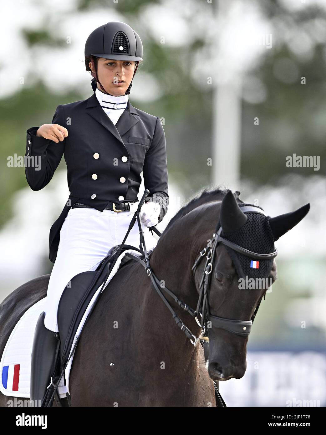 Herning, Denmark. 14th Aug, 2022. World Equestrian Games. Chiara Zenati ...